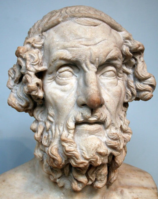 Homer, the ancient Greek poet Homer